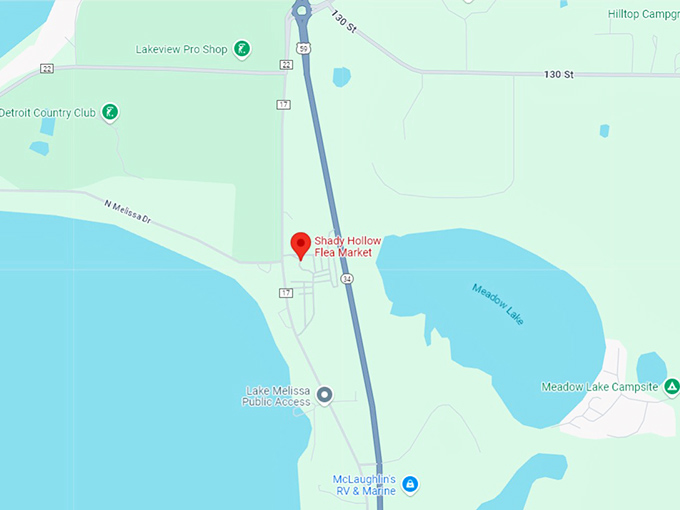 16 shady hollow flea market map