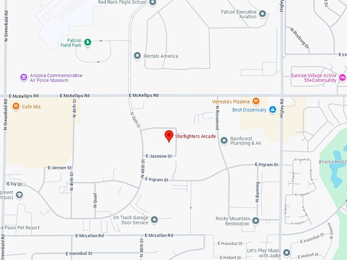 16 starfighters arcade map