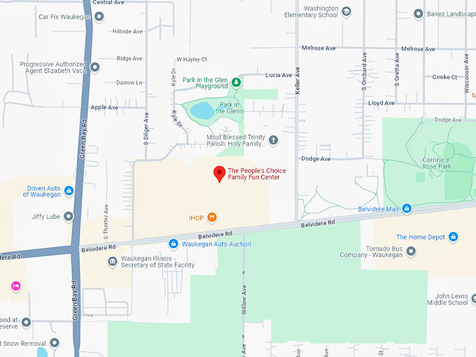 16 the people's choice family fun center map