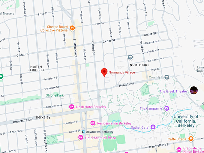 16 thornburg village map