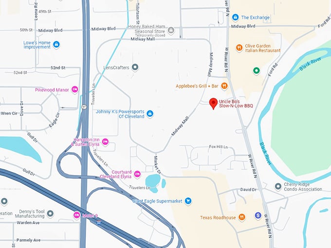 16 uncle bo's slow n low bbq map