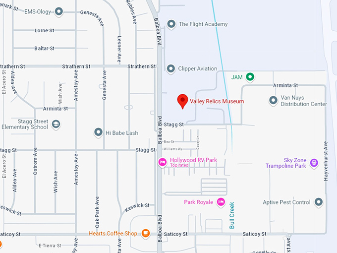 16 valley relics museum map