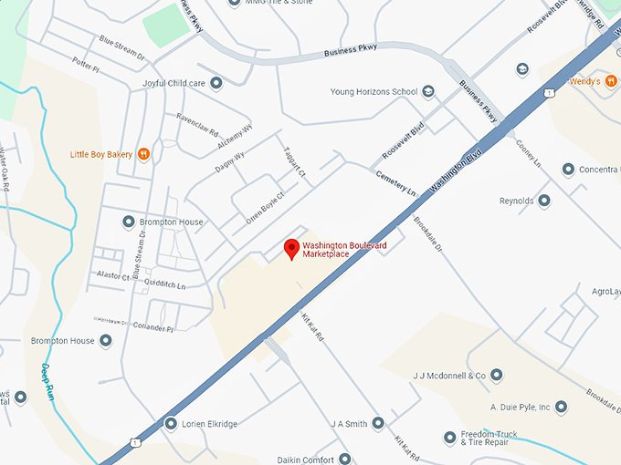 16 washington boulevard marketplace map