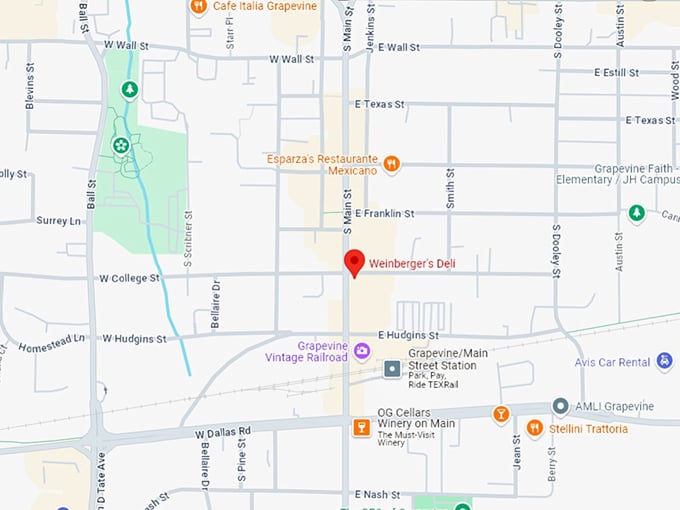 16 weinberger's deli map