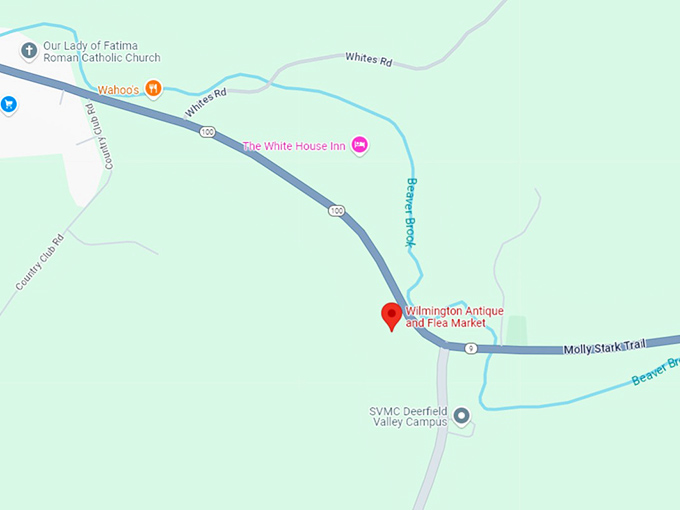 16 wilmington antique and flea market map