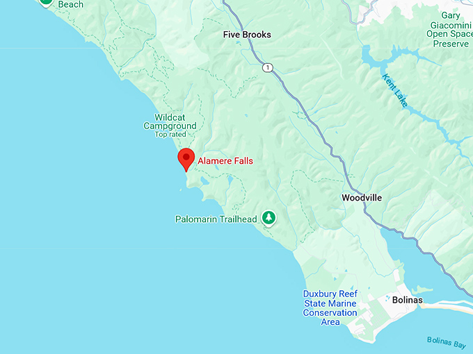 16. alamere falls map