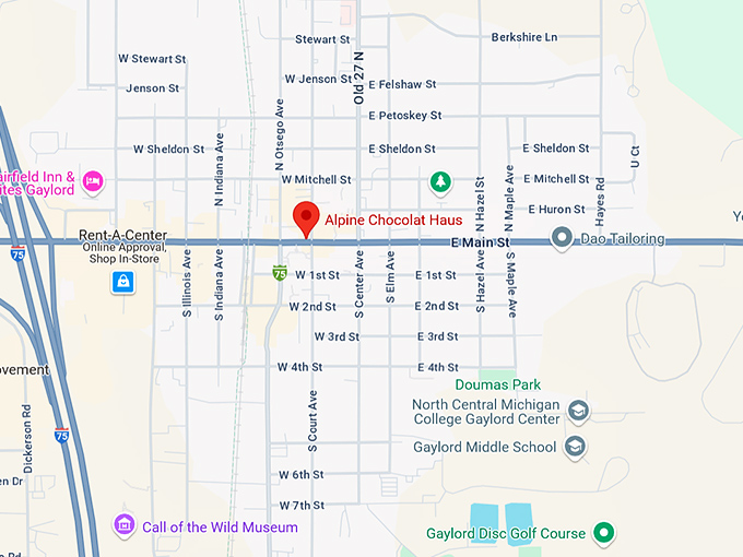 16. alpine chocolat haus map