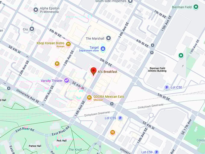 16. al's breakfast map