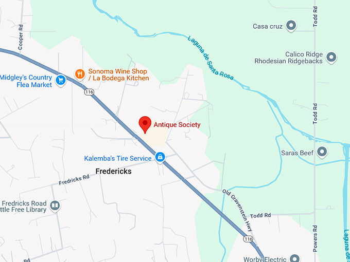 16. antique society map