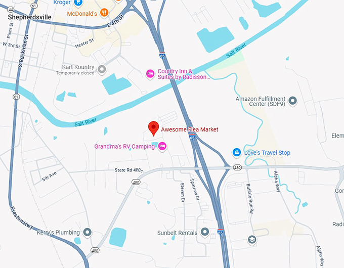 16. awesome flea market map