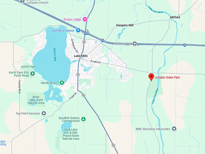 16. aztalan state park map