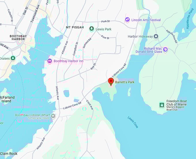 16. barrett's park map