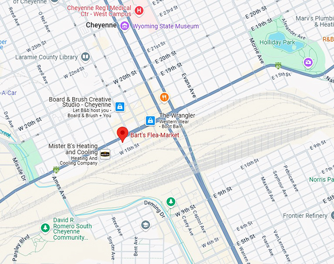 16. bart's flea market map