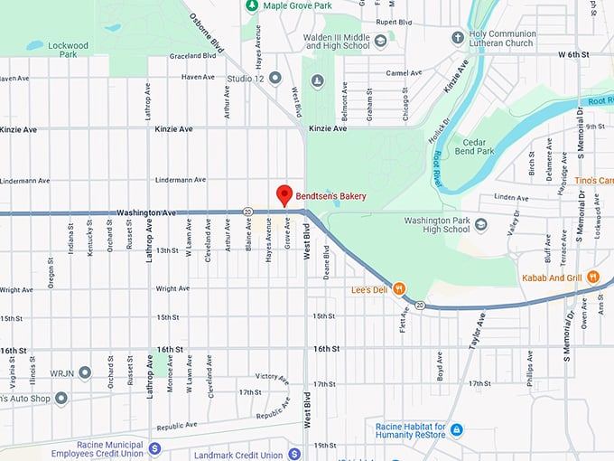 16. bendtsen's bakery map