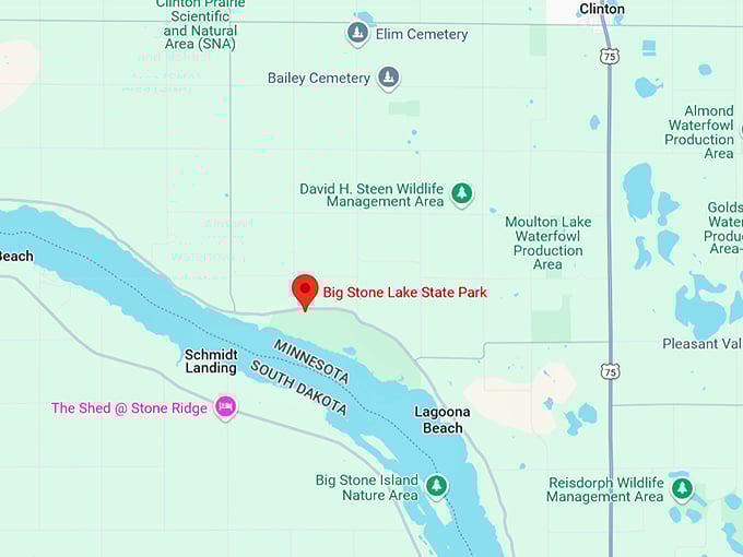 16. big stone lake state park map