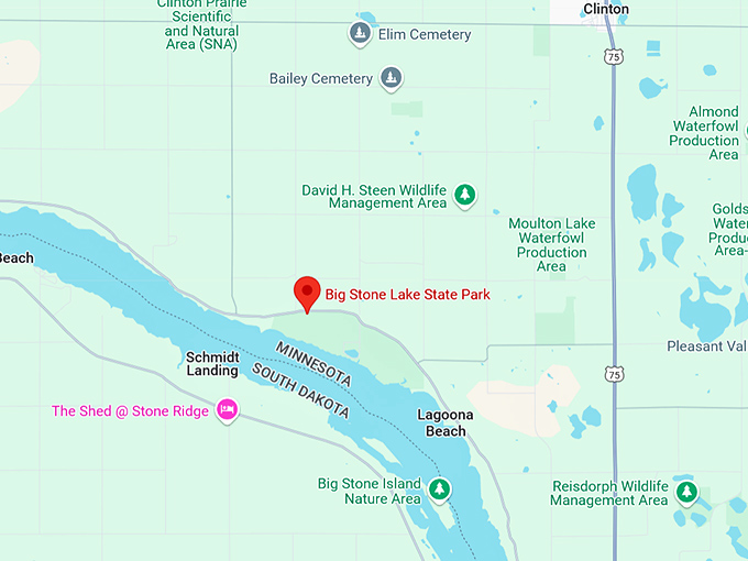 16. big stone lake state park map