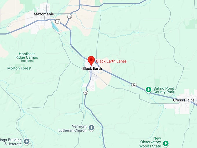 16. black earth lanes map