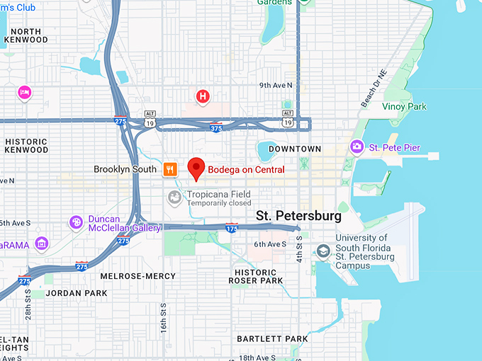 16. bodega on central map