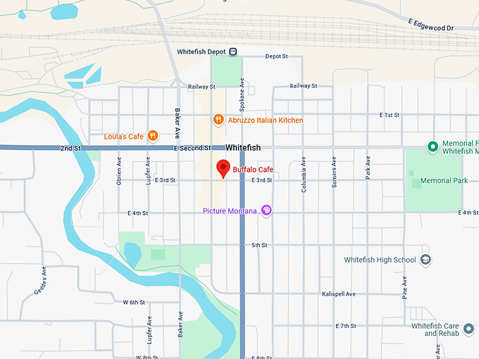 16. buffalo cafe map