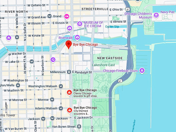 16. bye bye chicago map