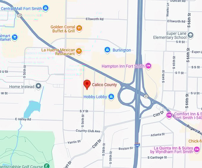 16. calico county map
