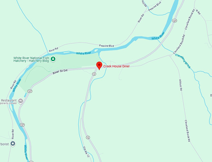 16. creek house diner map