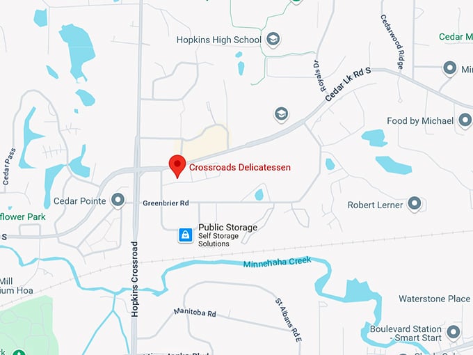 16. crossroads delicatessen map