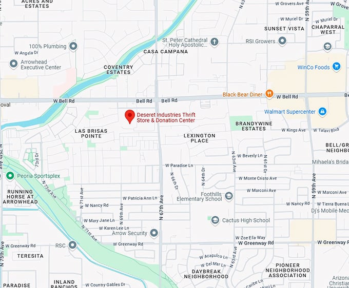 16. deseret industries thrift store & donation center map