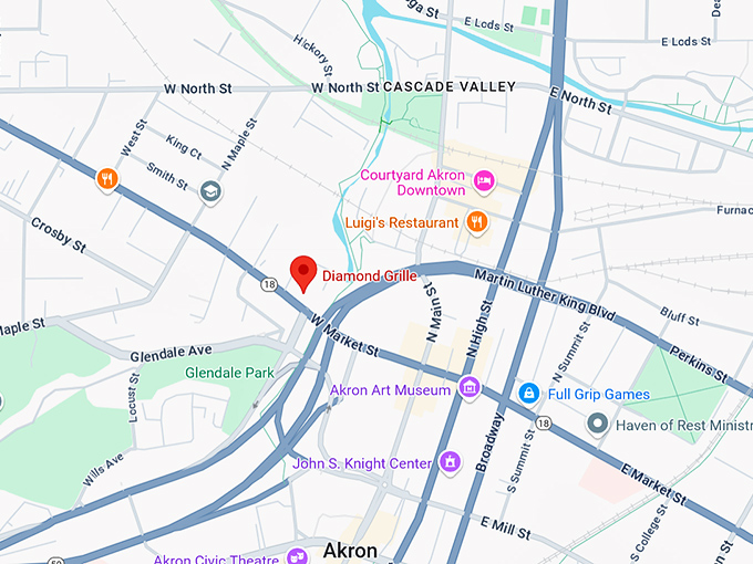 16. diamond grille map