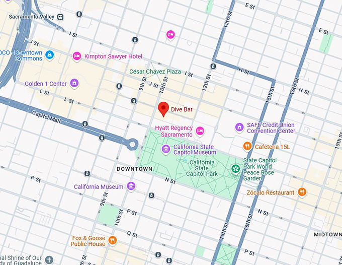16. dive bar map