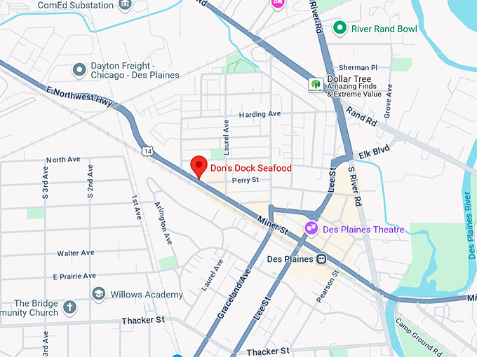 16. don's dock seafood map