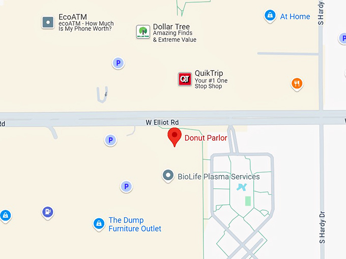 16. donut parlor map