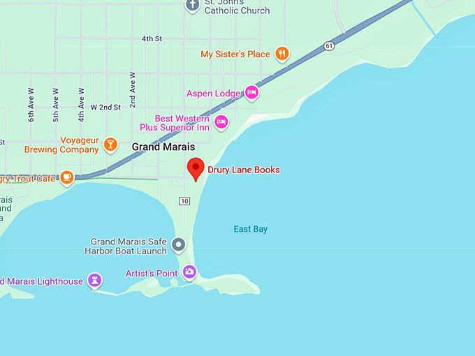 16. drury lane books map