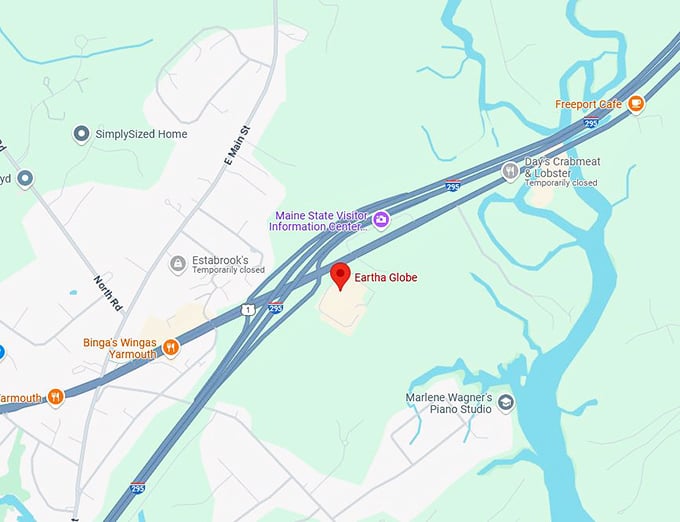 16. eartha globe map