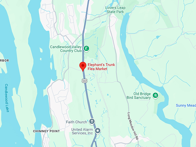 16. elephant's trunk flea market map