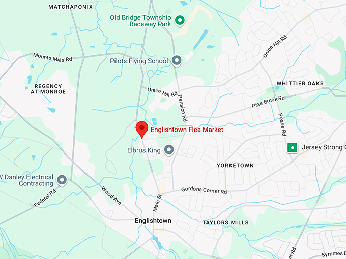 16. englishtown flea market map