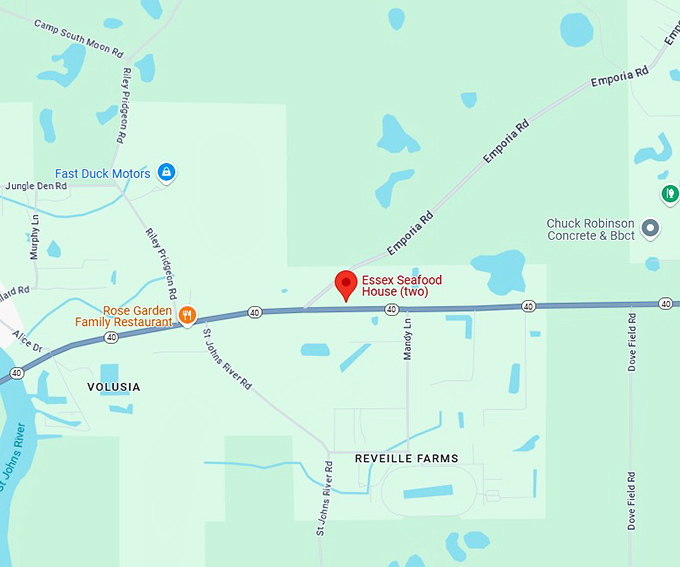 16. essex seafood house (two) map