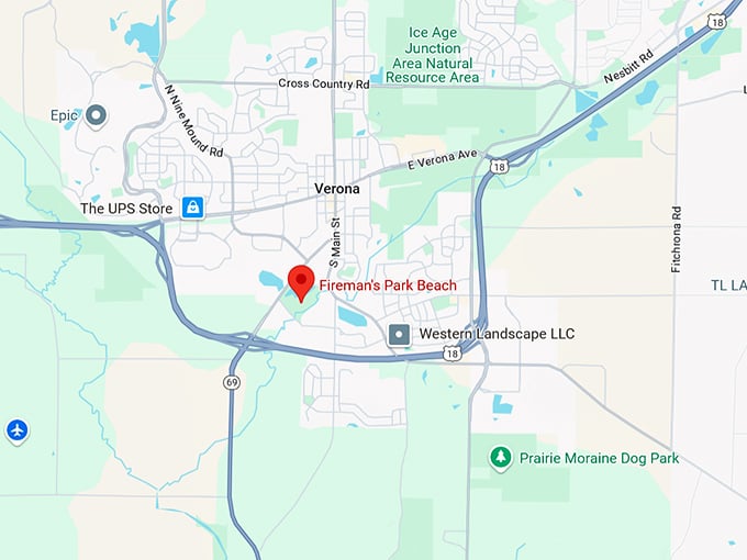 16. fireman's park beach map