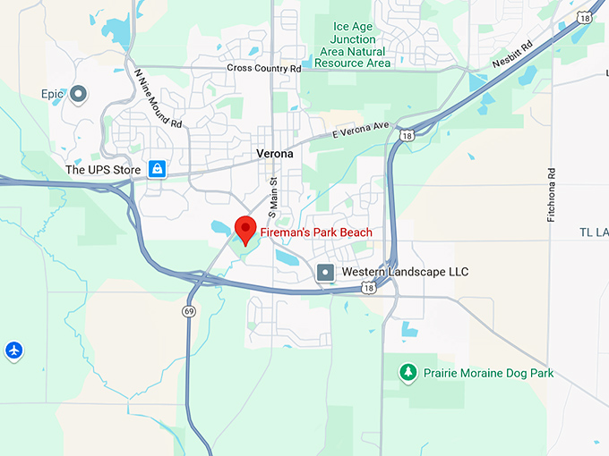 16. fireman's park beach map