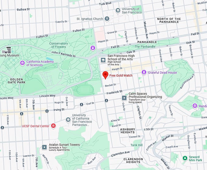 16. free gold watch map