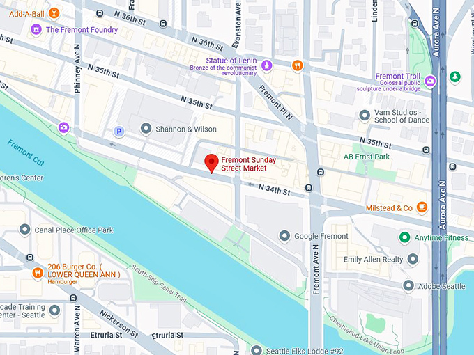 16. fremont sunday street market map