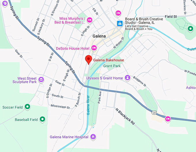 16. galena bakehouse map