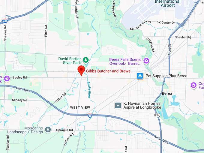 16. gibbs butcher and brews map