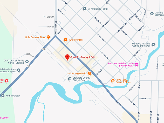 16. goodale's bakery & deli map