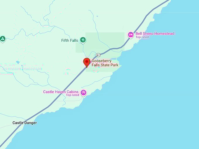 16. gooseberry falls state park map