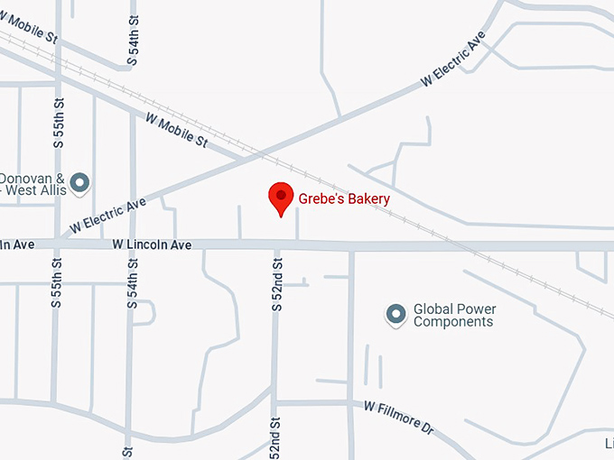 16. grebe's bakery map