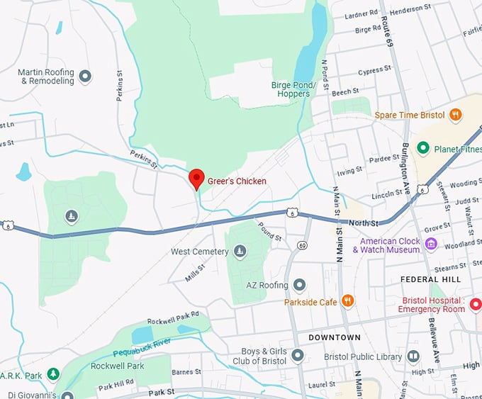 16. greer's chicken map