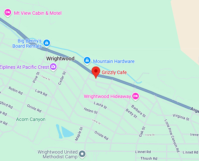 16. grizzly cafe map