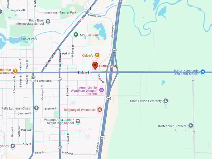 16. guth's candy map