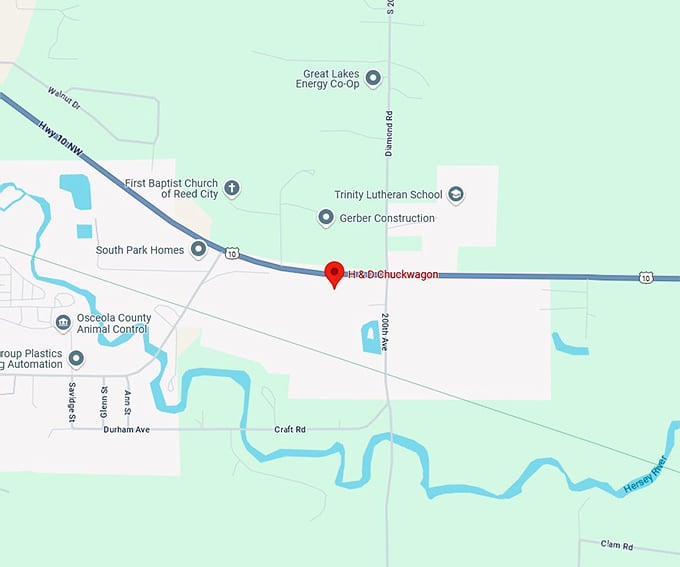 16. h & d chuckwagon map